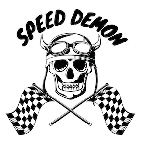 Speed Demon SVG Instant Download, Etsy Will Email File Asap. Be a Speed ...