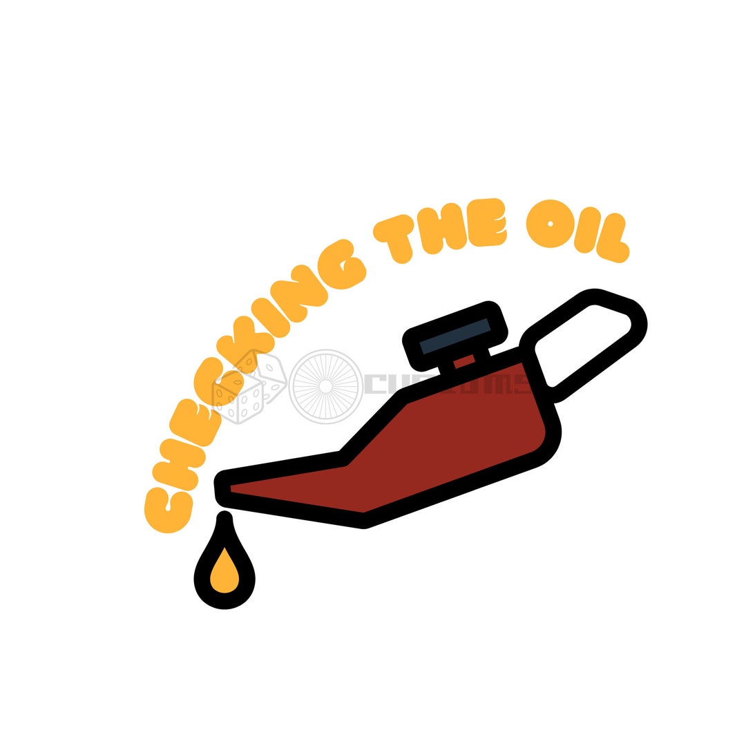 Checking the Oil Biker Mechanic Muscle Car SVG - Etsy