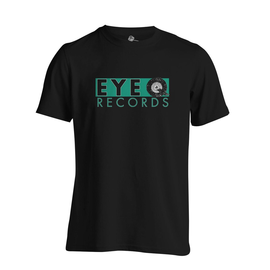 Eye Q Records Label Camiseta Breakbeat Techno Rave Alemán Jungle Drum n ...