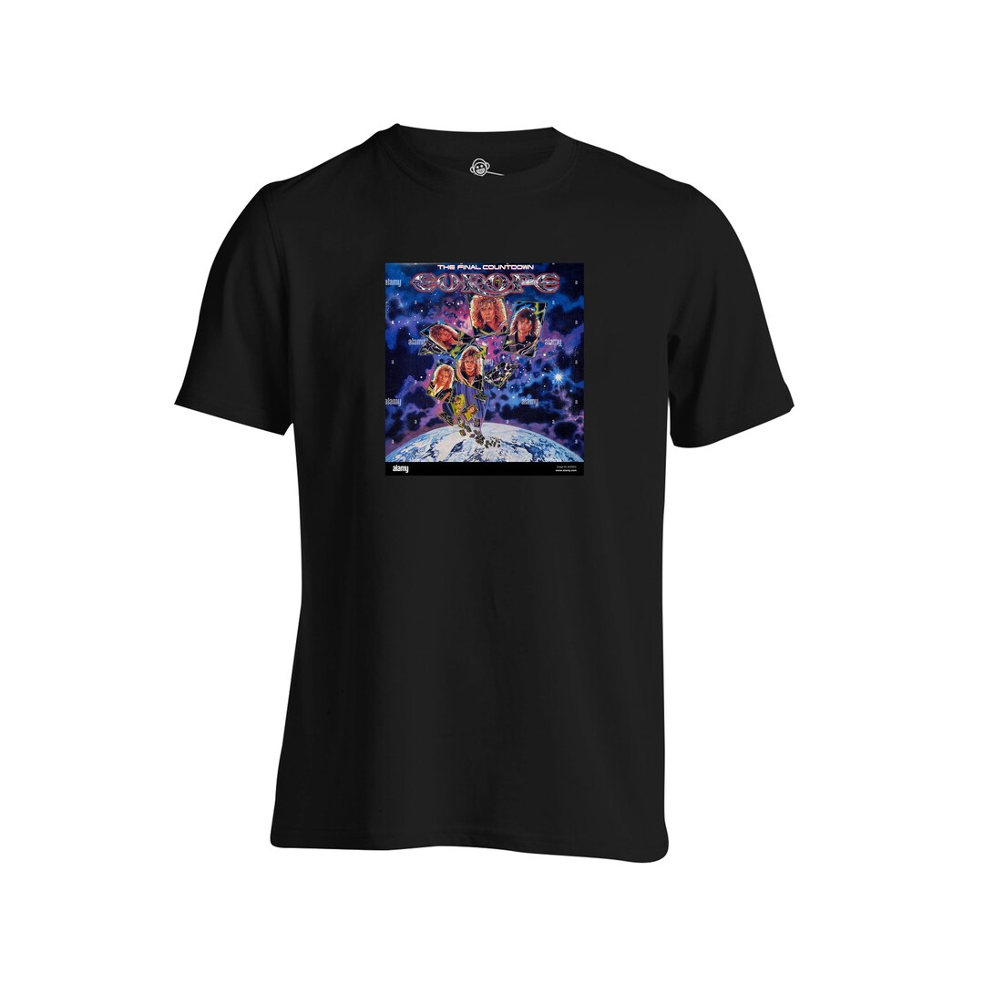 Europe T Shirt Final Countdown Cover Classic 80's Rock - Etsy España