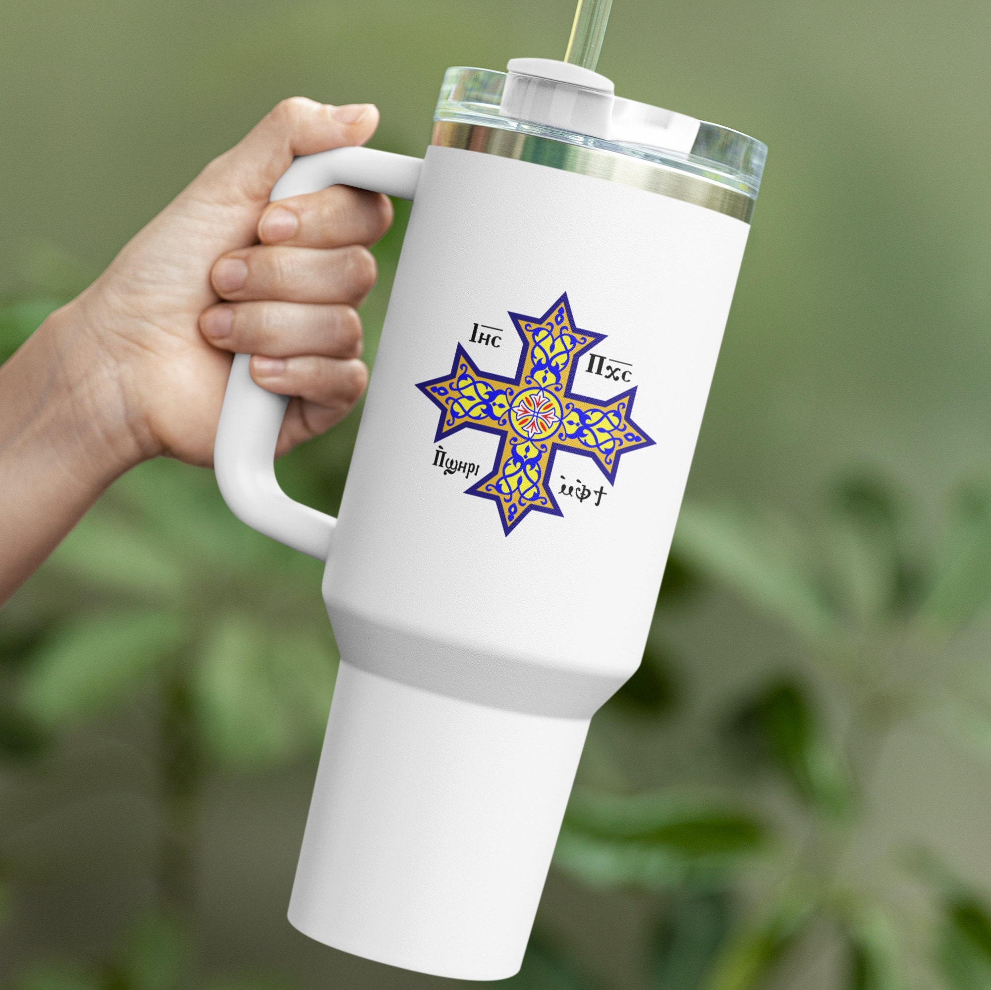 Coptic Cross Transparent Coptic Cross Designs Sticker Kiss-cut White ...