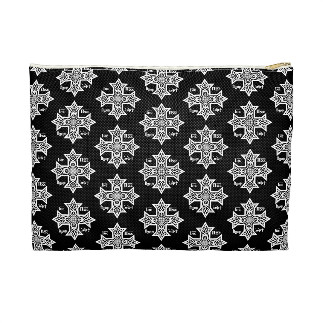 Coptic Orthodox Cross Clutch Coptic Gift for Mom Travel Bag Coptic ...