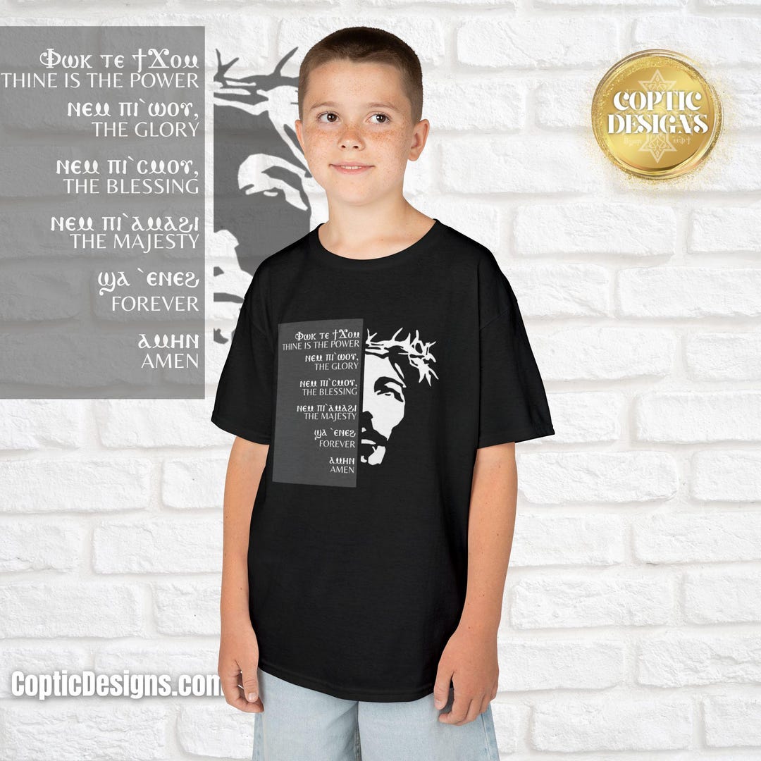 Kids Holy Week Coptic Orthodox Thok Te Ti Gom T-shirt Jesus Holy Week ...