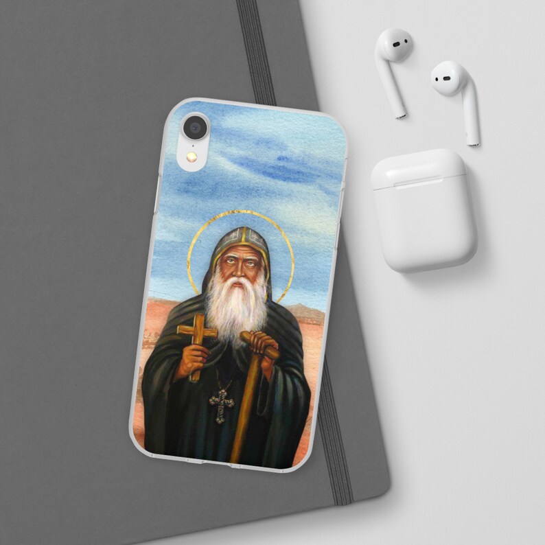 Saint Moses the Strong Coptic Phone Case Anba Mousa Coptic Gift Church ...