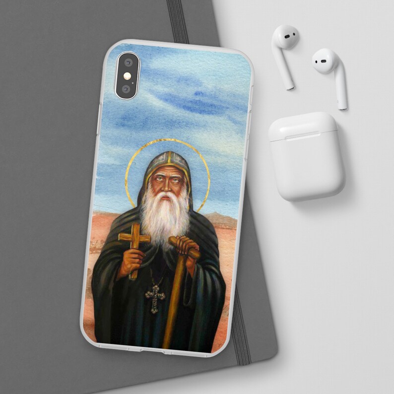 Saint Moses the Strong Coptic Phone Case Anba Mousa Coptic Gift Church ...