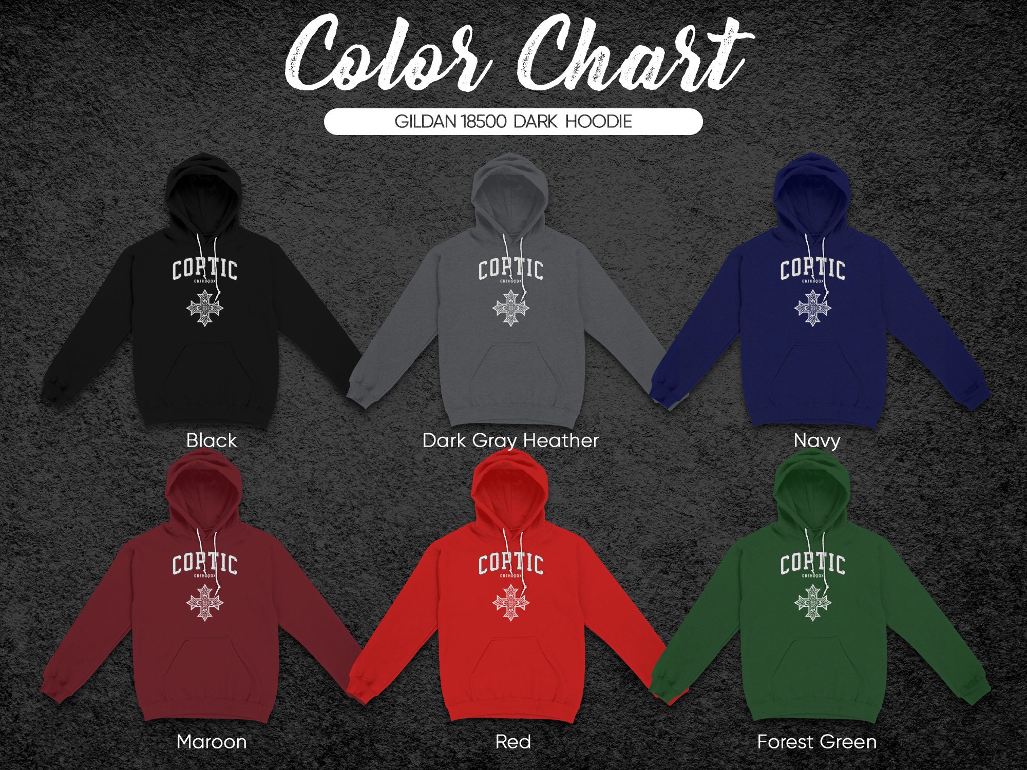 Coptic Orthodox Coptic Cross College Shirt, Sweatshirt and Hoodie ...