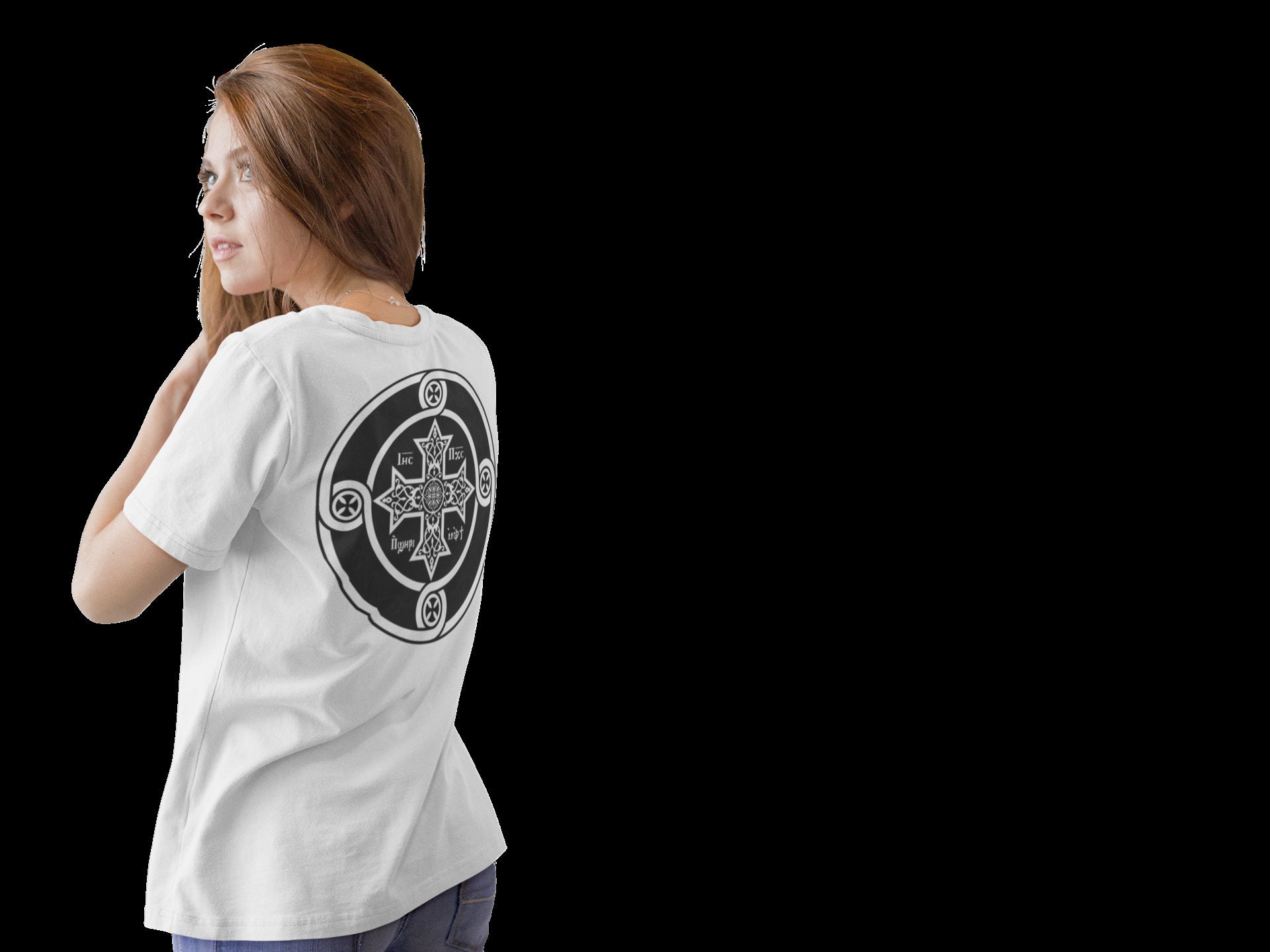 Coptic Orthodox Cross Design T-shirt for the Holy Week Back - Etsy