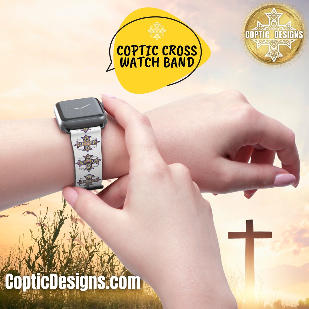 Coptic Cross Watch Band Father's Day Gift Iwatch Band for Apple Watch ...