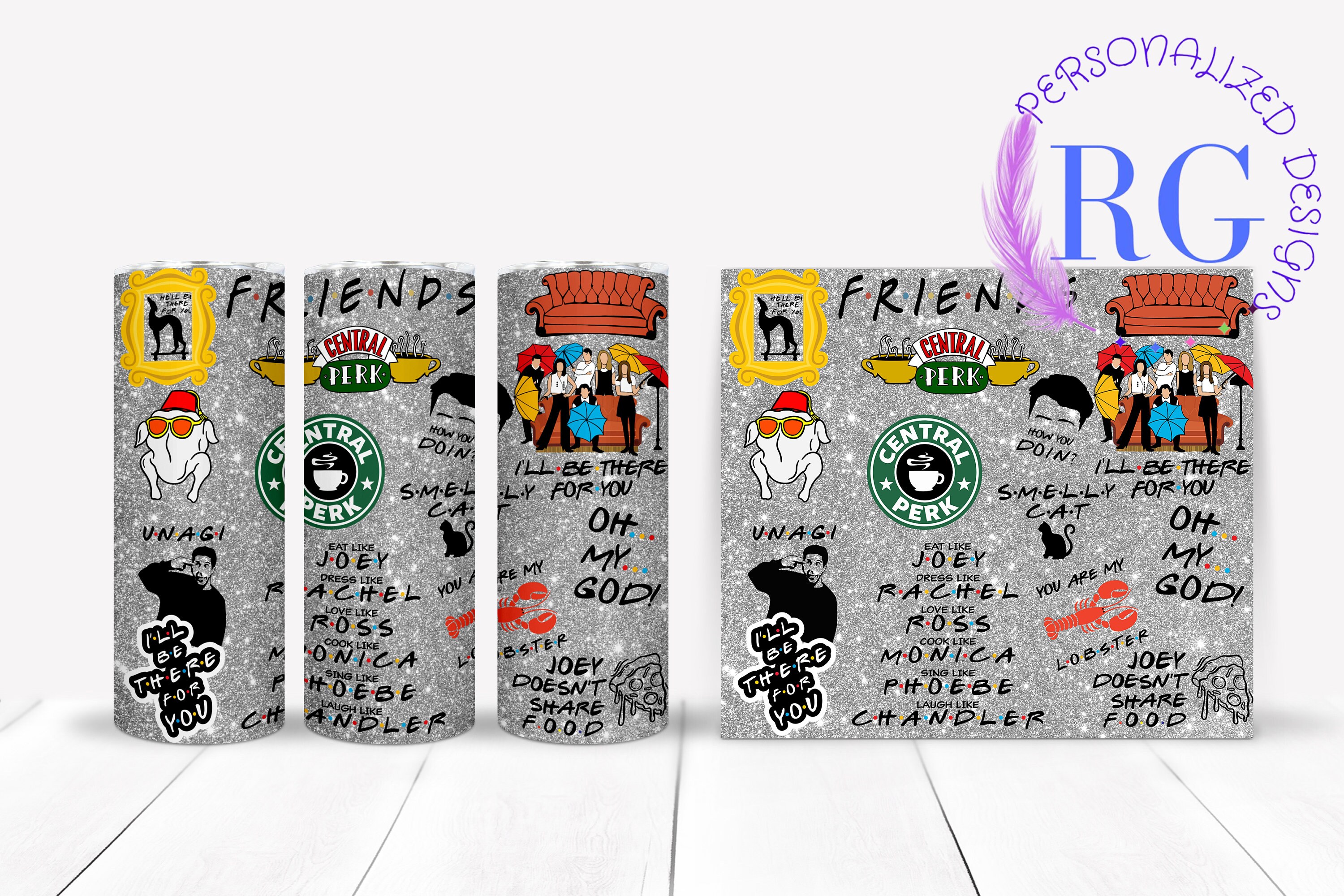 Friends 20oz Tumbler Wrap - Etsy