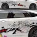 Samurai Side Body Car Decal. Samurai Car Sticker. Samurai Car Rear ...