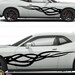 Tribal Pattern Flame Car Side Decal. Flame Racing Side Sticker. Racing ...