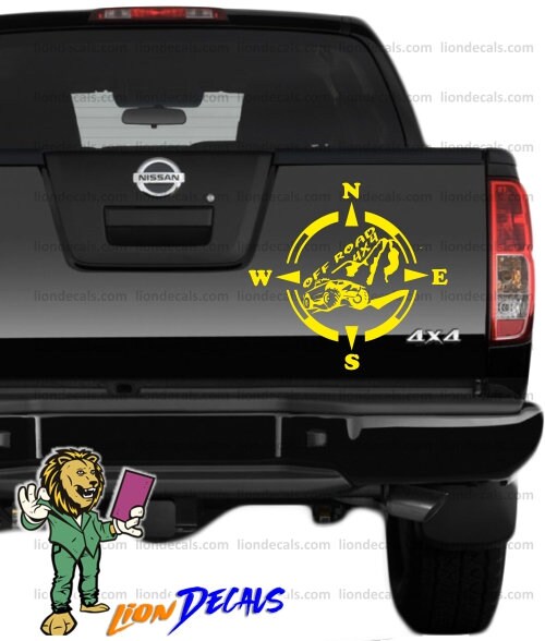 4x4 off Road Compass Decal. Mountain Compass Decal. Compass Sticker - Etsy