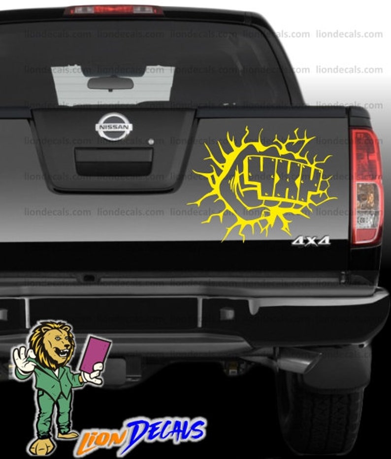 4x4 Punch off Road Pickup Truck Decal. Punch off Road Sticker. - Etsy