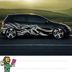 Cobra Snake Car Decal: Side Body Stickers - Left & Right Set - Etsy