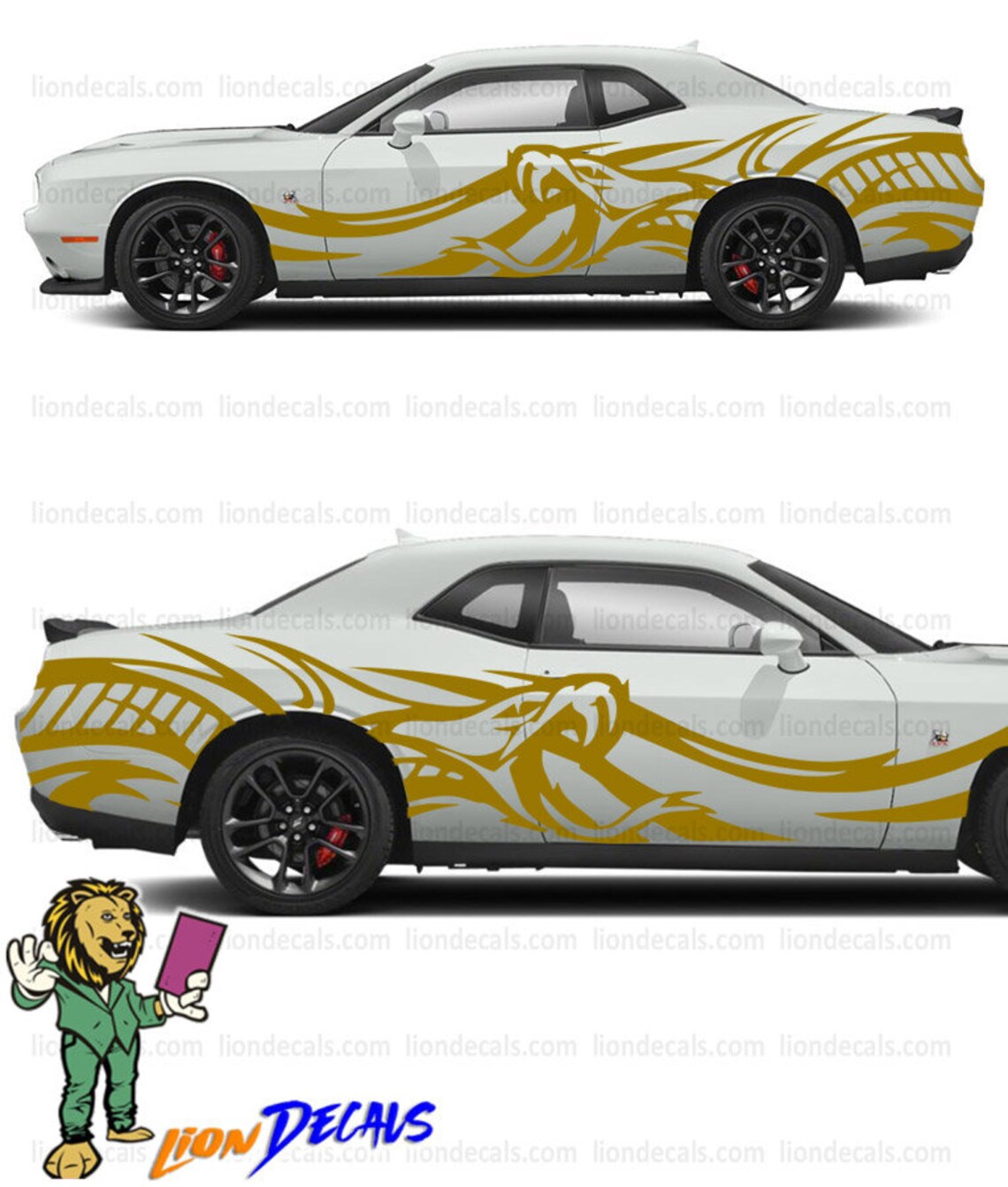 Cobra Snake Car Decal: Side Body Stickers - Left & Right Set - Etsy