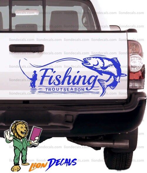 Fishing Car Decal. Hunting Decal. Fish Sticker - Etsy