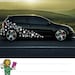 Star Car Stickers. Car Hood and Side Body Sticker Set. Mustang- Charger ...