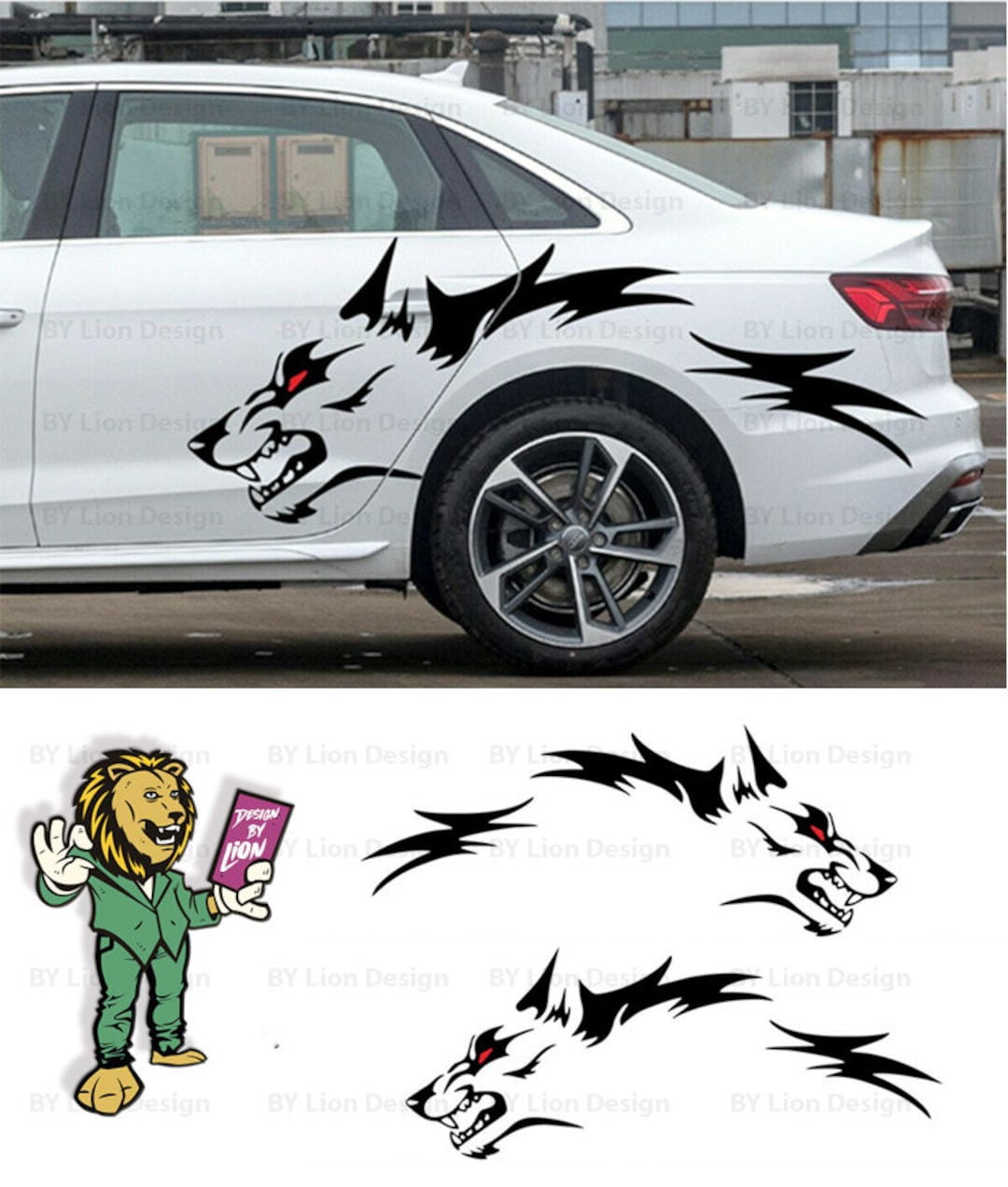 Wolf. PDF CDR - File - Etsy