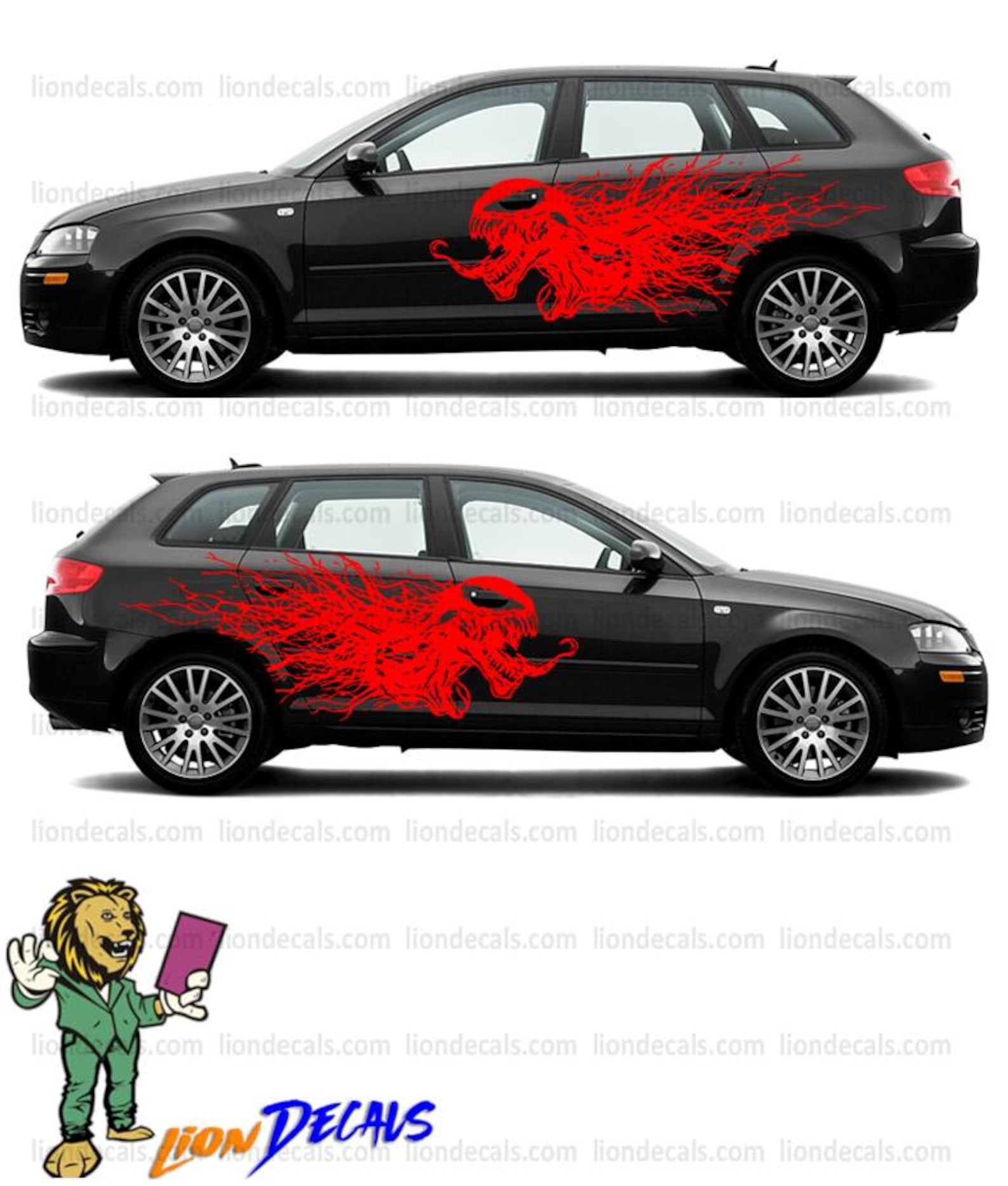 Venom Car Side Decal - Etsy