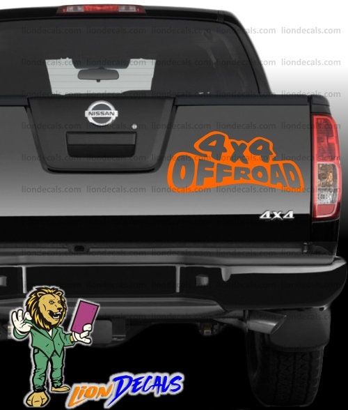 4x4 off Road Pickup Truck Decal. off Road Sticker. 4x4 off Road Sticker ...