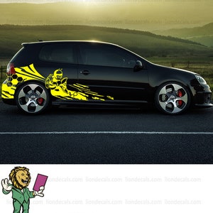 Scat Pack Bee Honeycomb Car Side Decal. Car Decal. Mustang- Charger ...