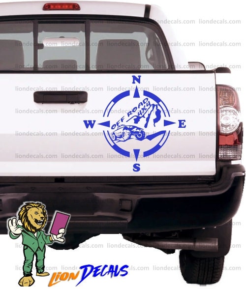 4x4 off Road Compass Decal. Mountain Compass Decal. Compass Sticker - Etsy