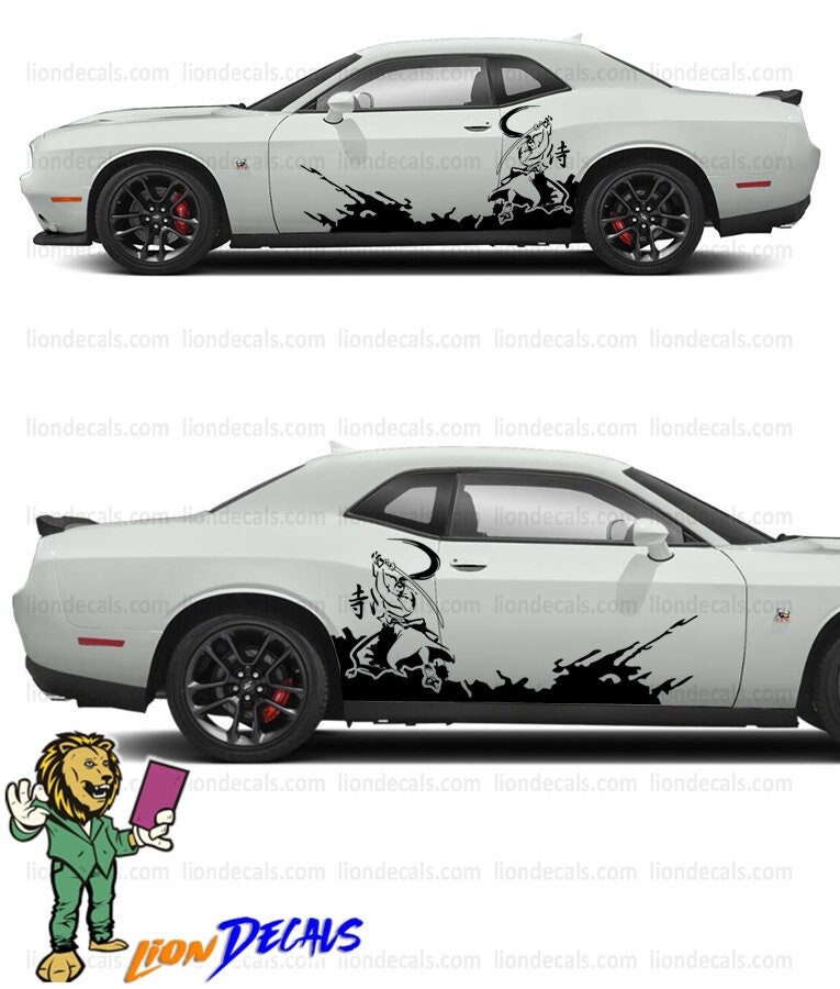 Samurai Car Side Door Decal. Car Side Door Sticker - Etsy