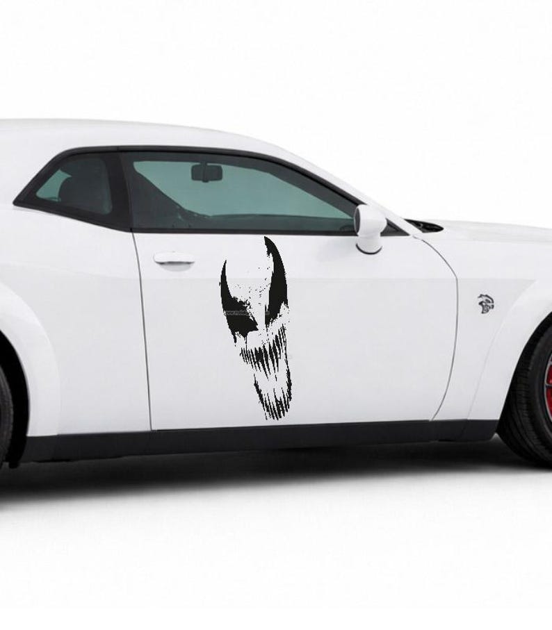 2 Pc - Venom Car Decal, Venom Sticker, Superhero Car Door Decal, Venom ...