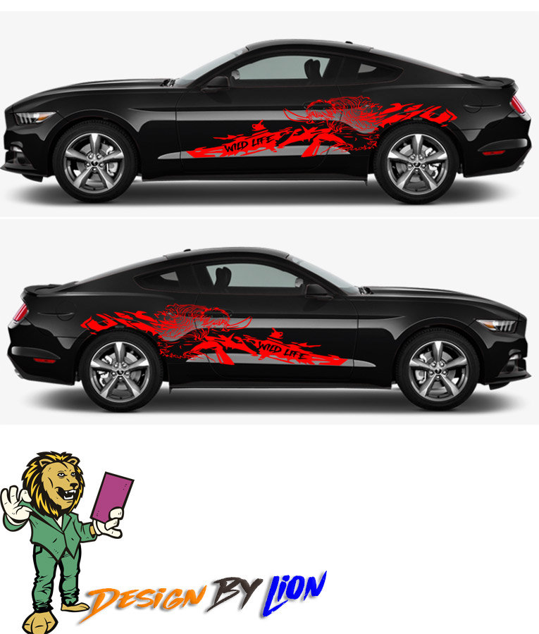 Samurai Side Body Car Decal. Samurai Car Sticker. Samurai Car Rear ...