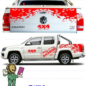 Volkswagen Amarok 4x4 off Road off Road Pickup Truck Decal. Amarok Side ...