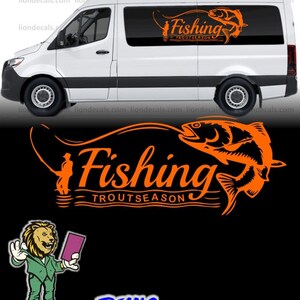 Fishing Car Decal. Hunting Decal. Fish Sticker - Etsy