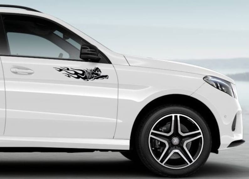 Tiger Side Trunk Car Sticker, Tiger Car Decal, Tiger Sticker - Etsy