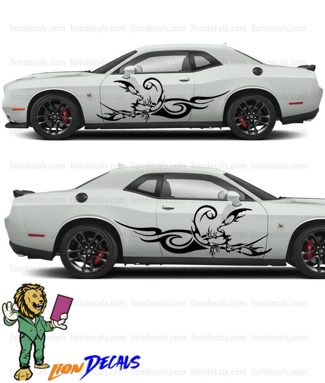 Scorpion Car Side Decal. Car Stickers - Etsy