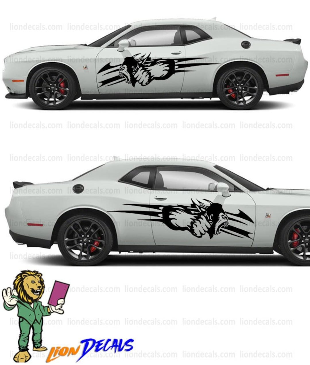 King Kong Car Side Door Decal. Car Stickers - Etsy