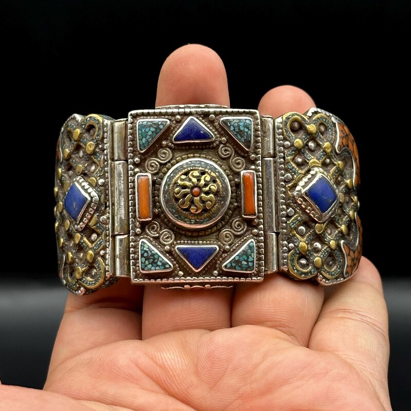 Tibetan Silver Bracelets - Etsy