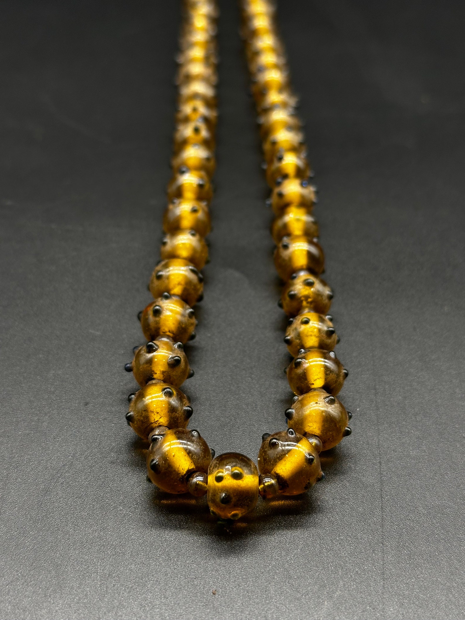 Old Ancient Yellow Colour Venetian Trade Beads Necklace - Etsy