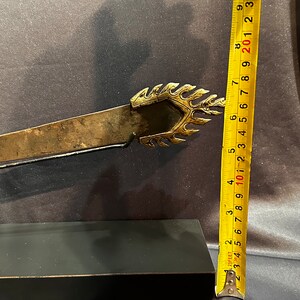 Tibetan Buddhist Ritual Sword With Dragon Handle & Flaming Tip, Tibetan ...