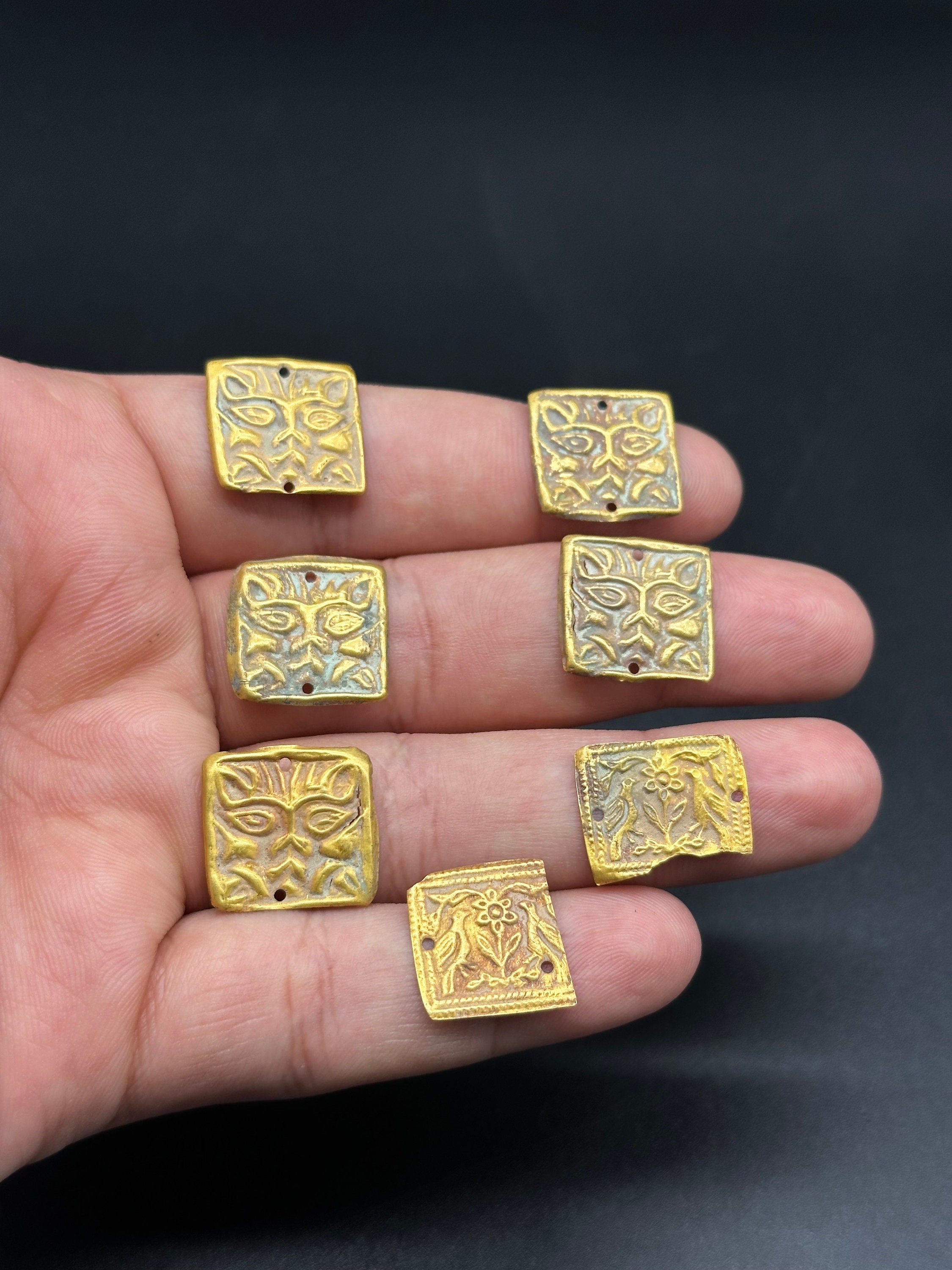 Old Antique Rare Genuine Ancient Scythian-sarmatian Square 18K Gold ...