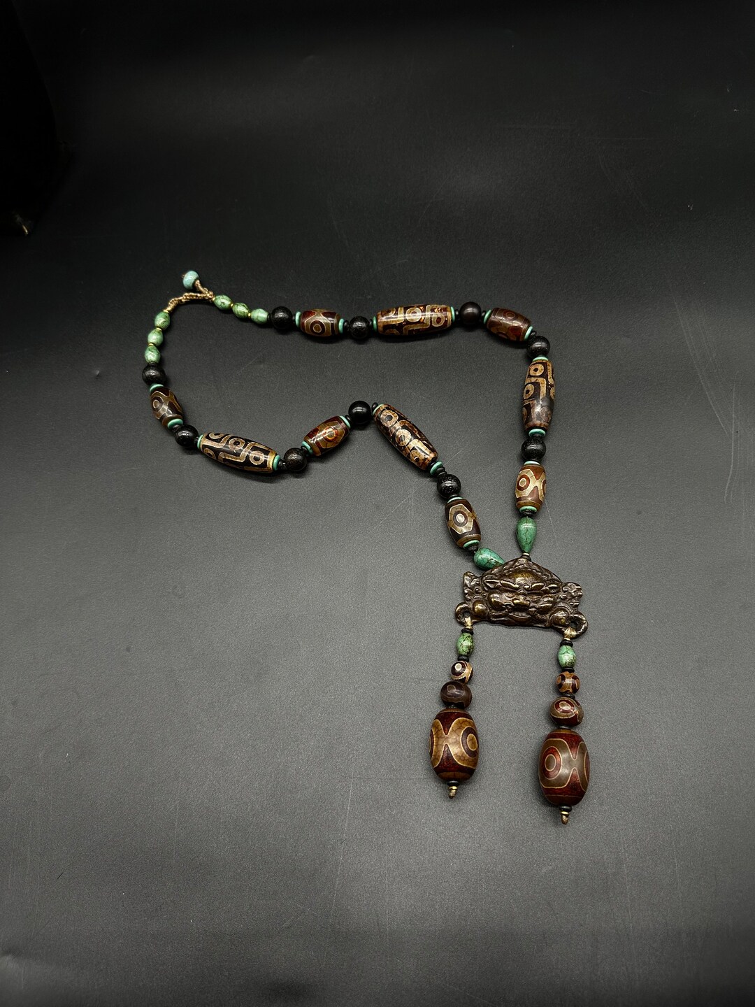 Wonderful Old Ancient Tibetan Garuda Bronze Pendant With Old Natural ...