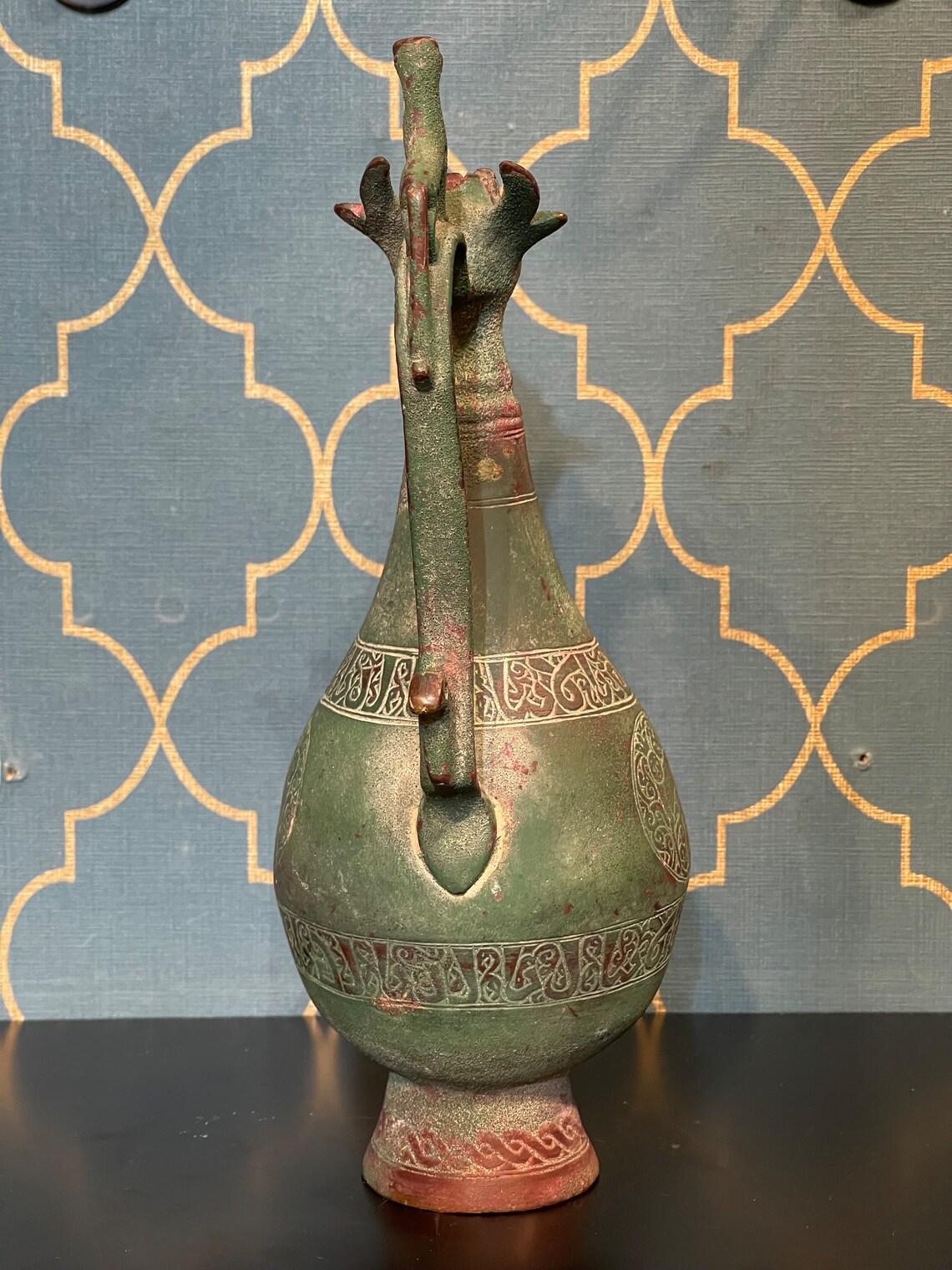 Very Beautiful Ancient Islamic Bronze With Silver Work and - Etsy