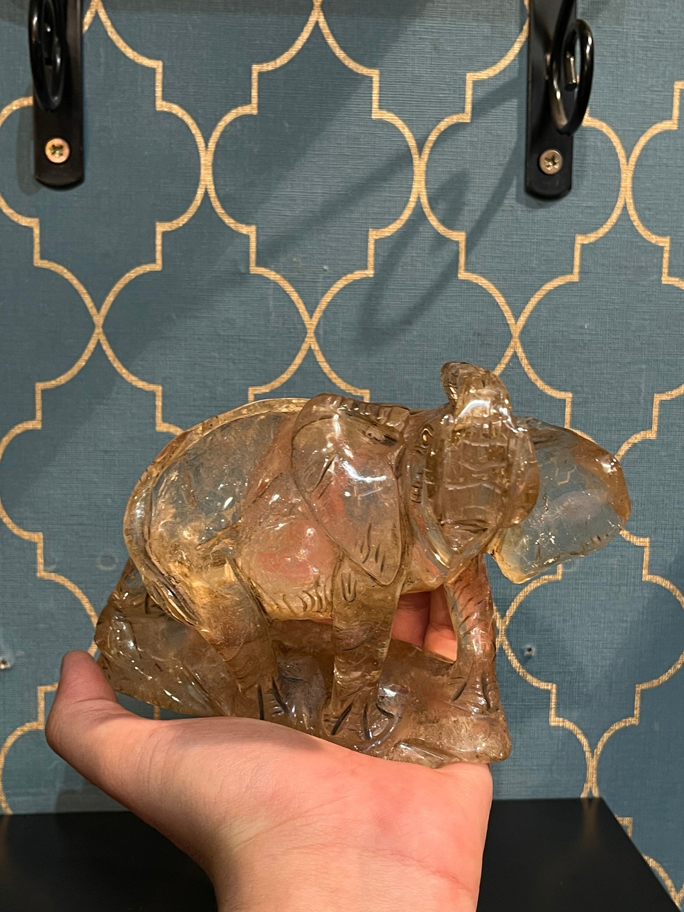 Very Beautiful Old Ancient Rock Crystal Elephant - Etsy