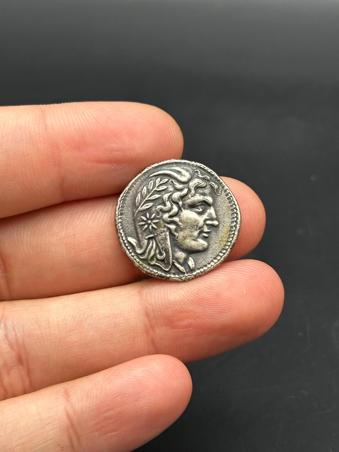 Collectible Ancient Genuine Silver Didrachm - Head of Amastris ...