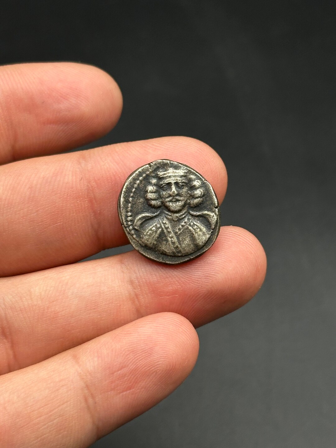 Old Beautiful Ancient Parthian Empire. Orodes II. Drachm Solid Silver ...