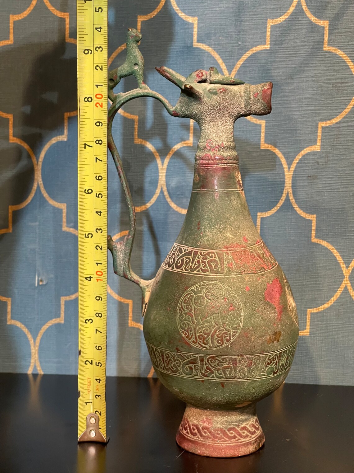 Very Beautiful Ancient Islamic Bronze With Silver Work and - Etsy