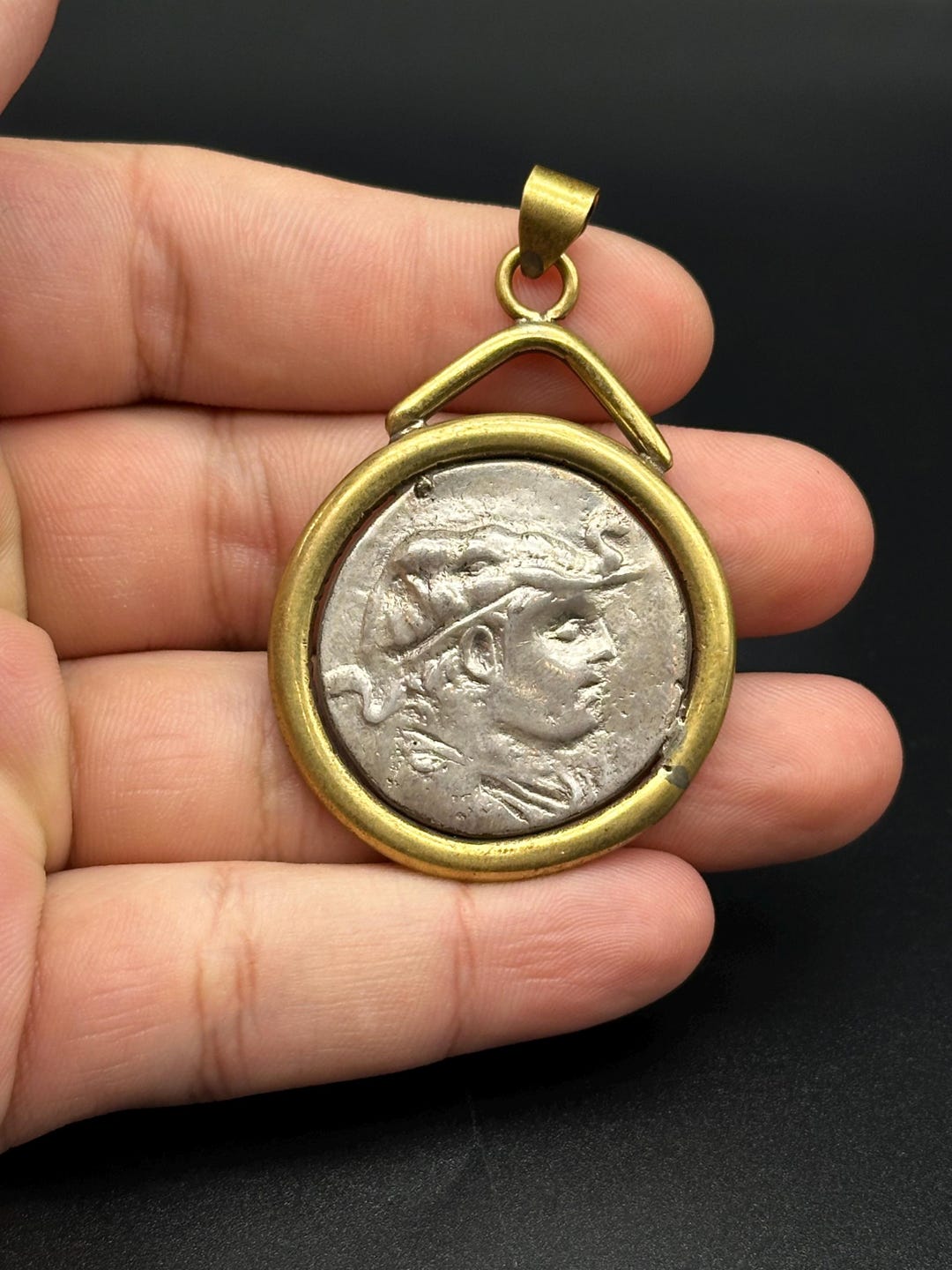 Authentic Ancient Indo-greek Silver Coin Tetradrachm of Demetrius I of ...