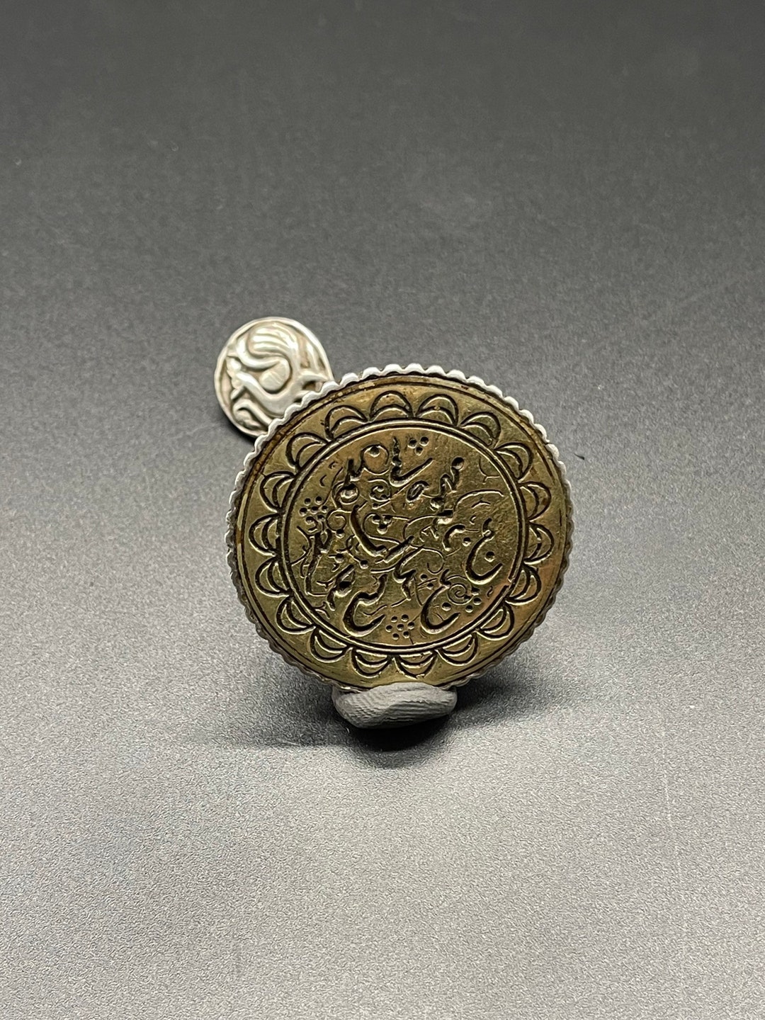 A Large Old Museum Quality Antique Afghani Silver Gold Plated Islamic ...