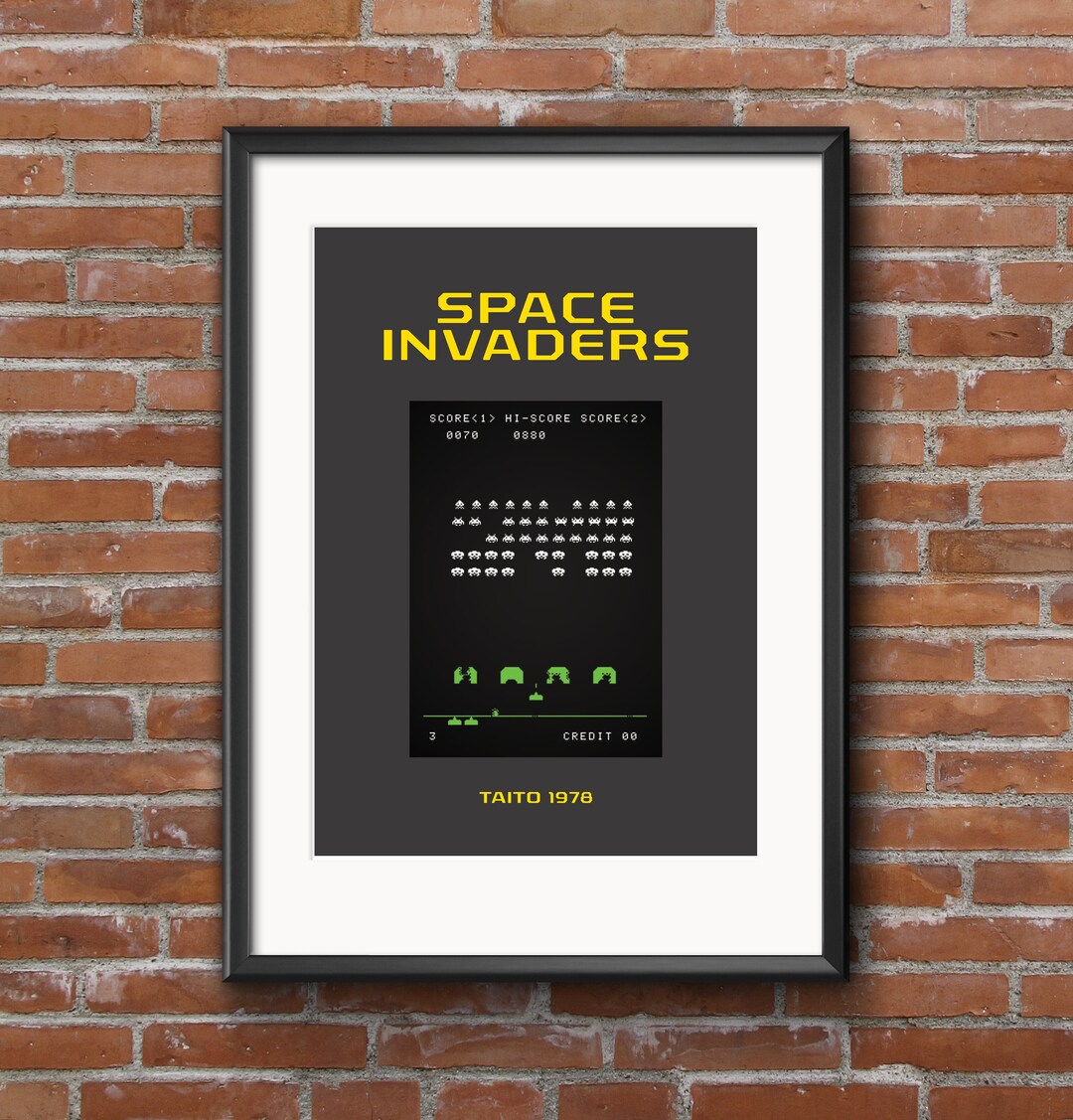 Taito Space Invaders - Etsy