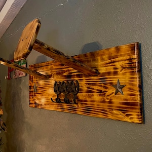 Custom Cowboy Hat Rack - Etsy