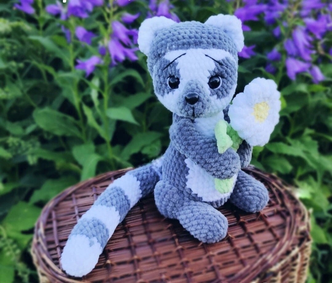 Crochet Pattern. Lemur in Plush Yarn Eng-us PDF - Etsy