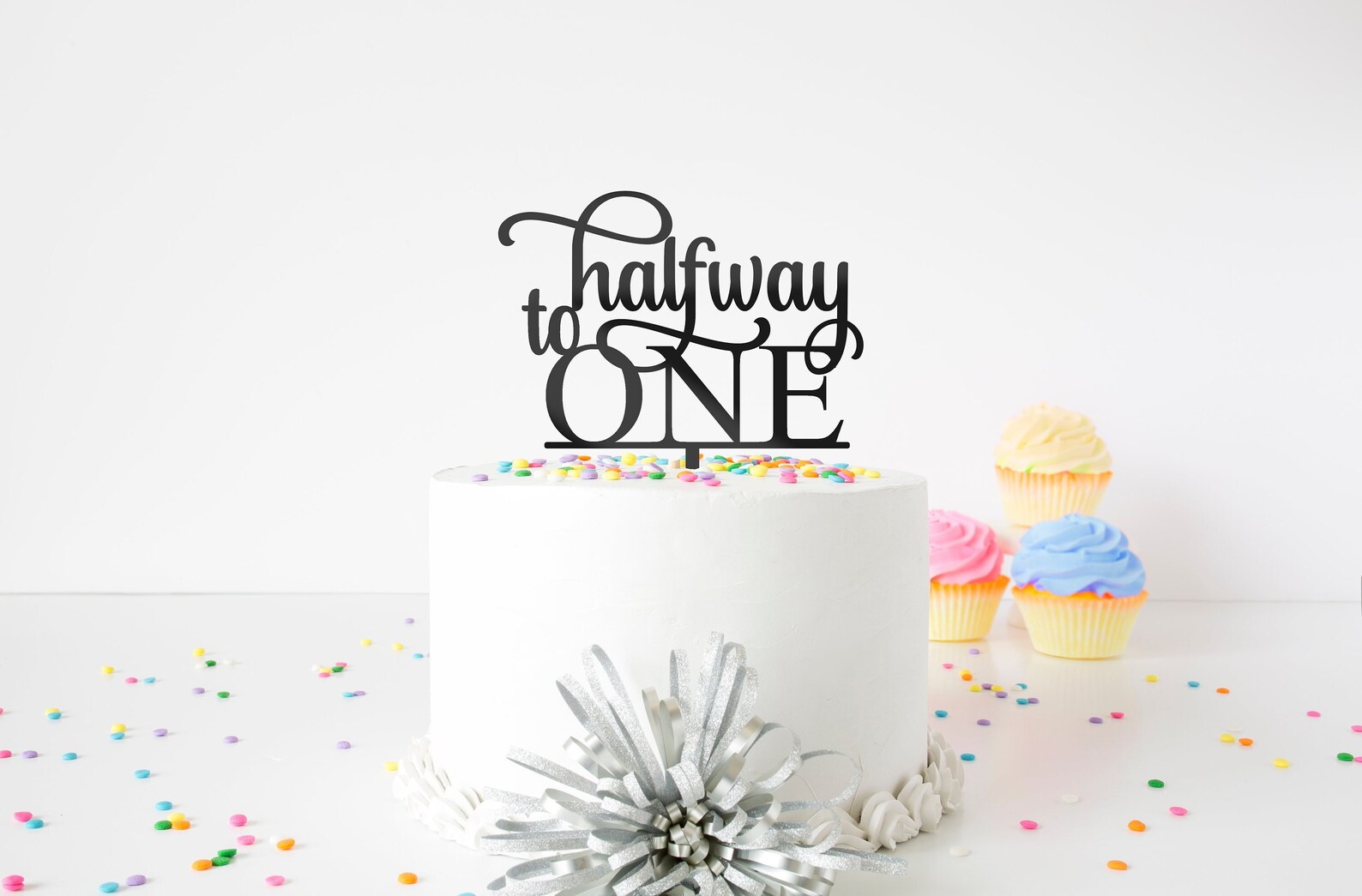 6 Month Cake Topper Acrylic Cake Topper Wooden Cake Topper - Etsy